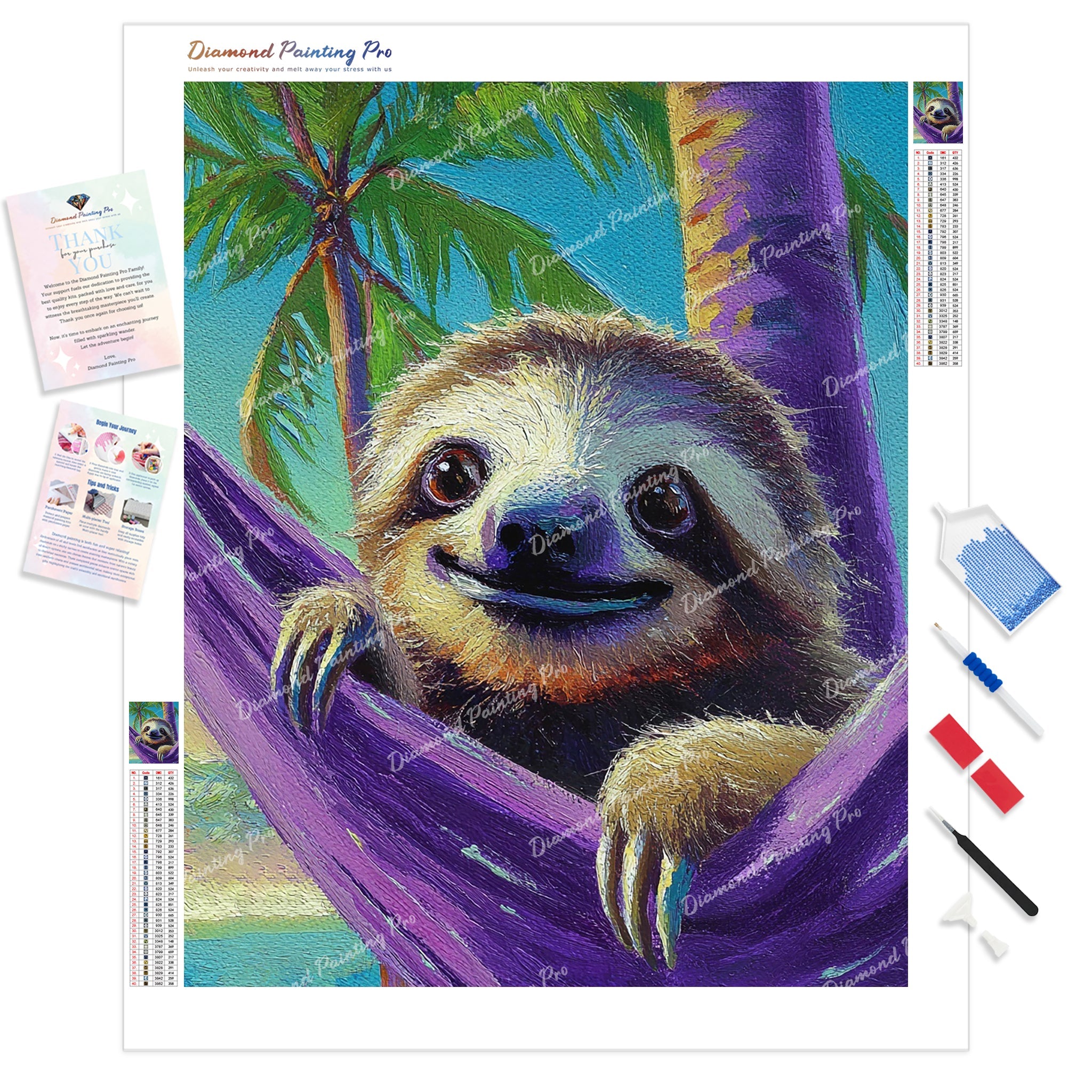 Tropical Time-Out | Diamond Painting Kits | Full Drill – Diamondpaintingpro