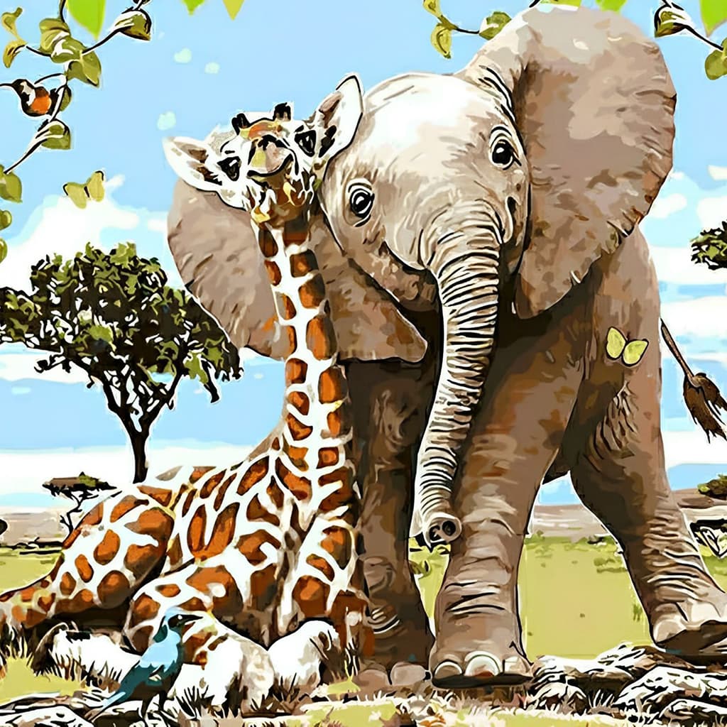 Animals Diamond Painting Kits | Full Drill Diamond Art – Diamondpaintingpro