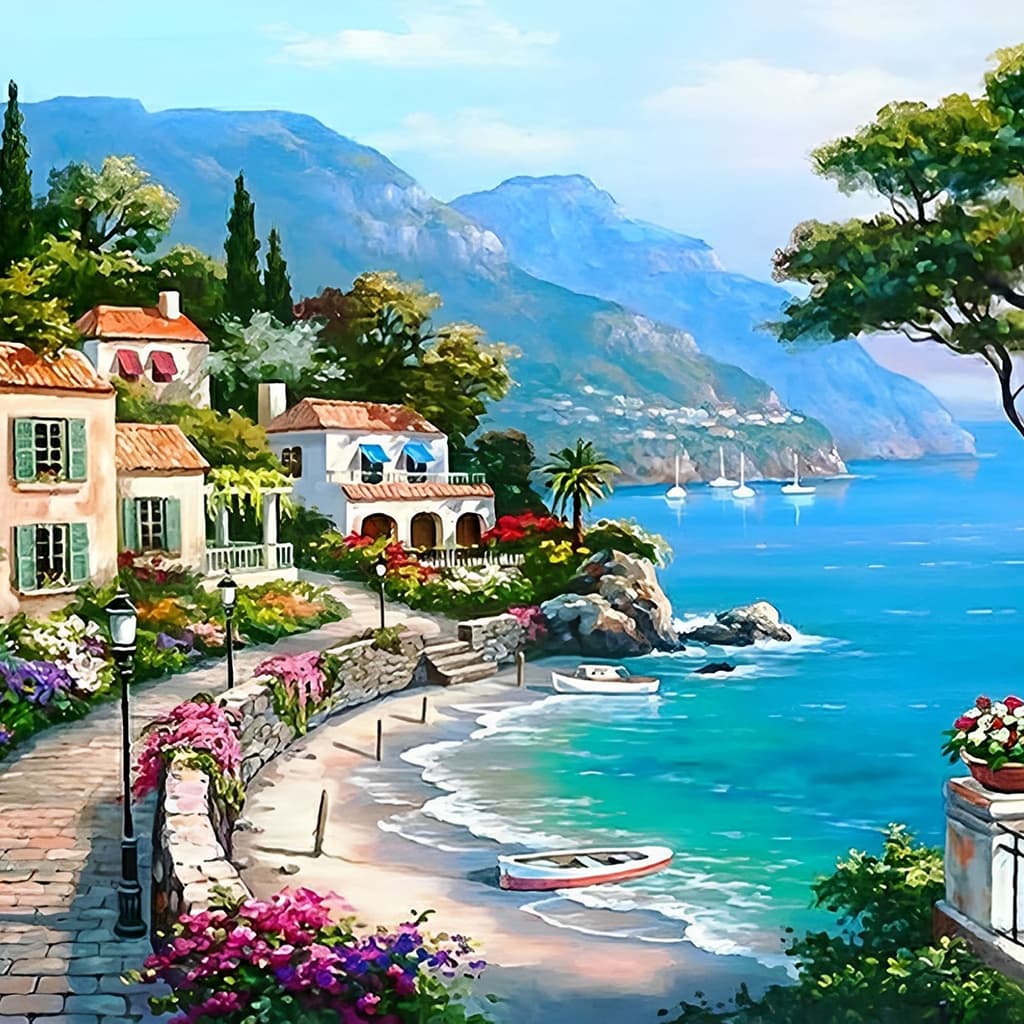 Landscape & Nature Diamond Painting Art Kits | Full Drill ...