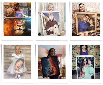 Photo custom diamond painting Kits | Personalized and customized dotz ...