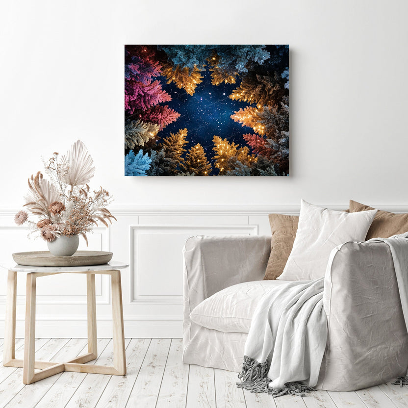 Starlit Forest Diamond Painting | Full Drill Diamond Art – Diamond ...