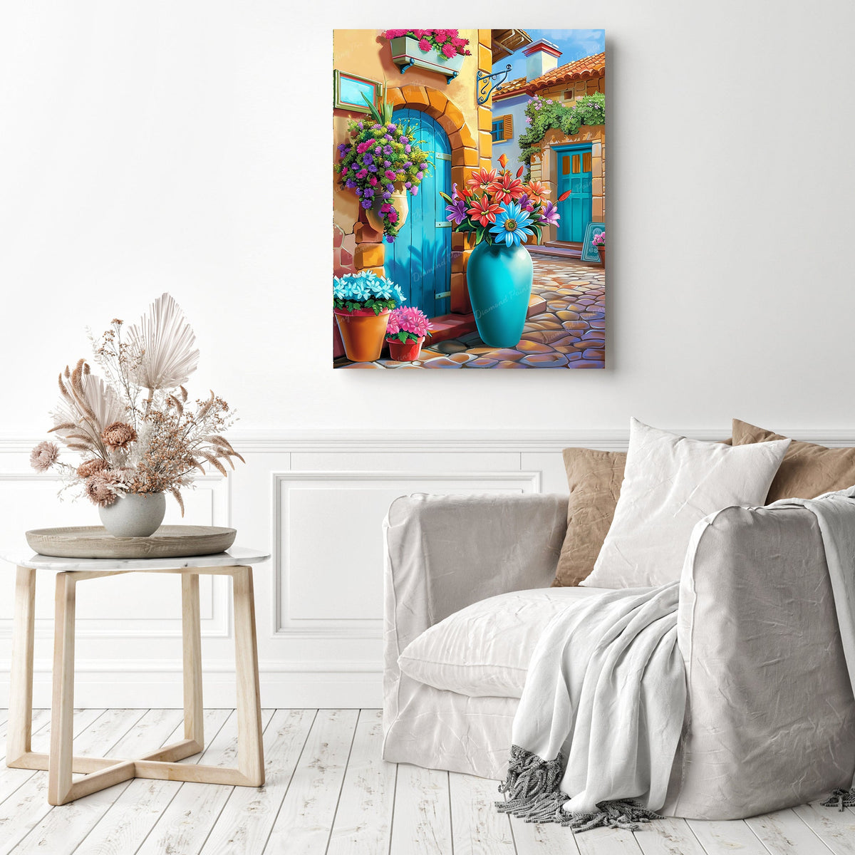 Floral Village Diamond Painting | Full Drill Diamond Art – Diamond ...