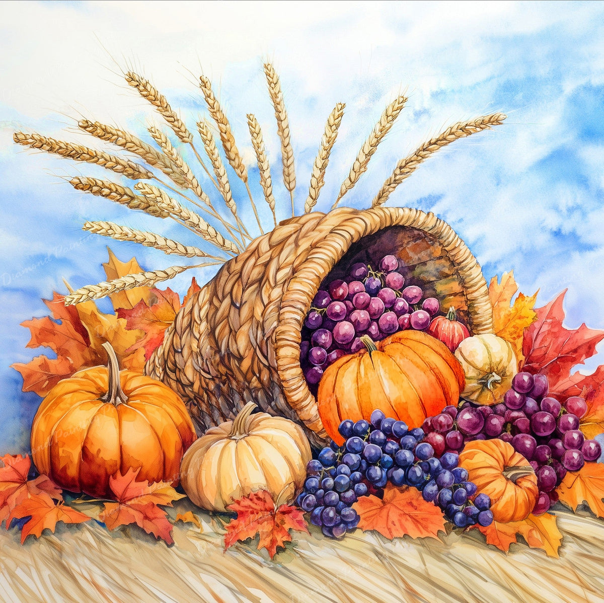 Overflowing Cornucopia Diamond Painting | Full Drill Diamond Art ...