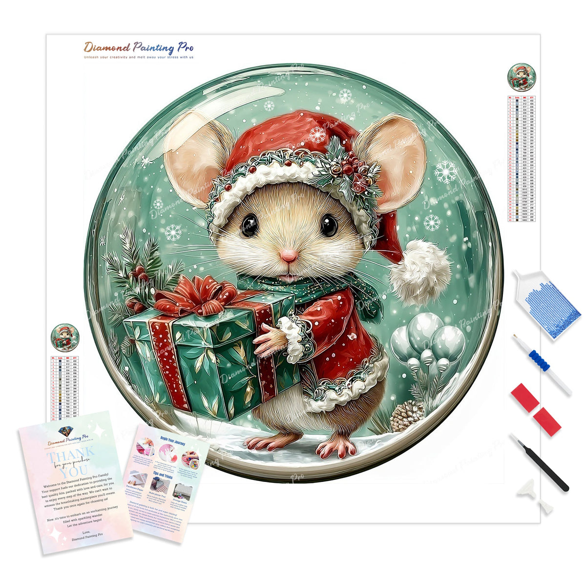 Santa's Tiny Helper | Diamond Painting Kits | Full Drill – Diamond ...