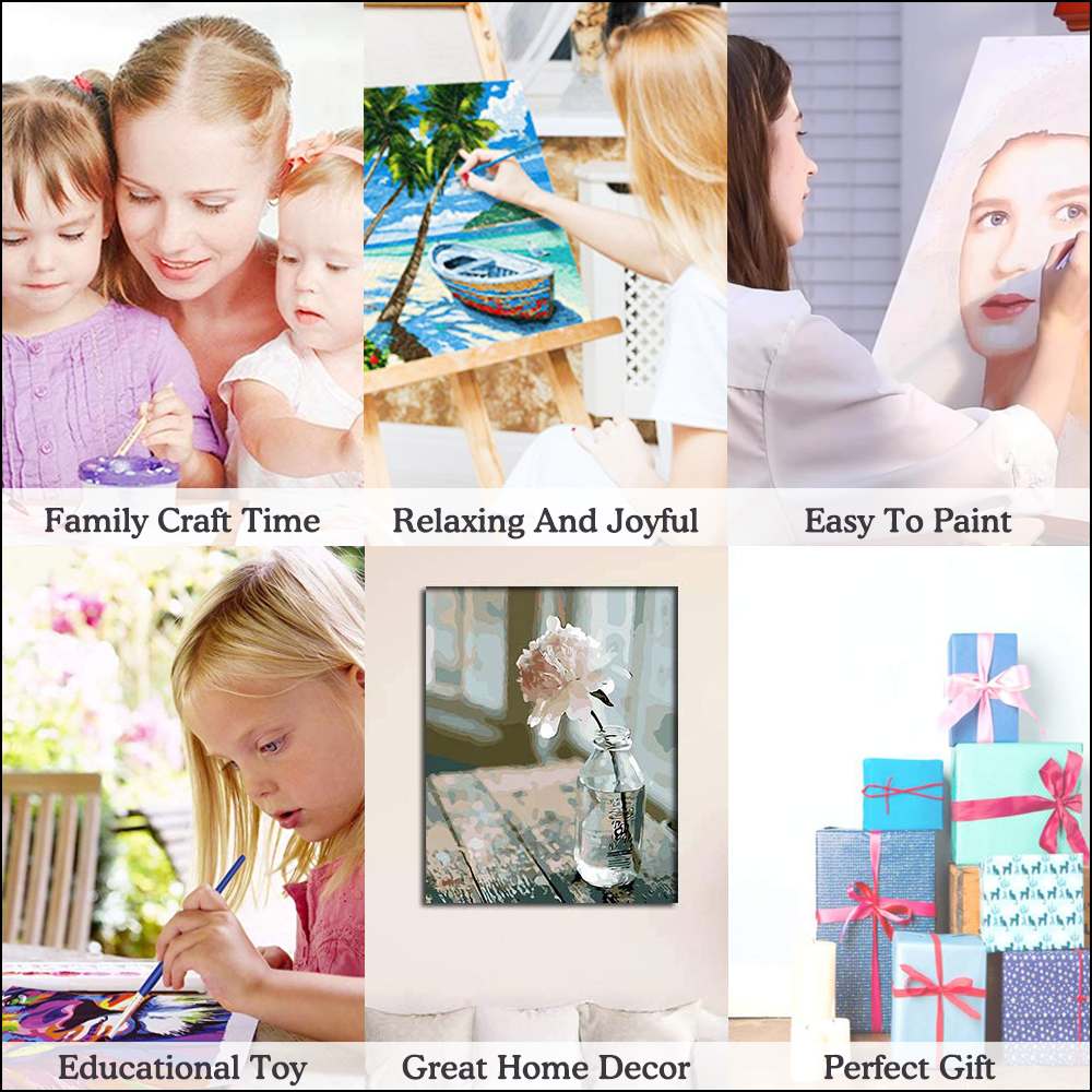 Photo custom paint by number kits | Personalized and customized paint ...