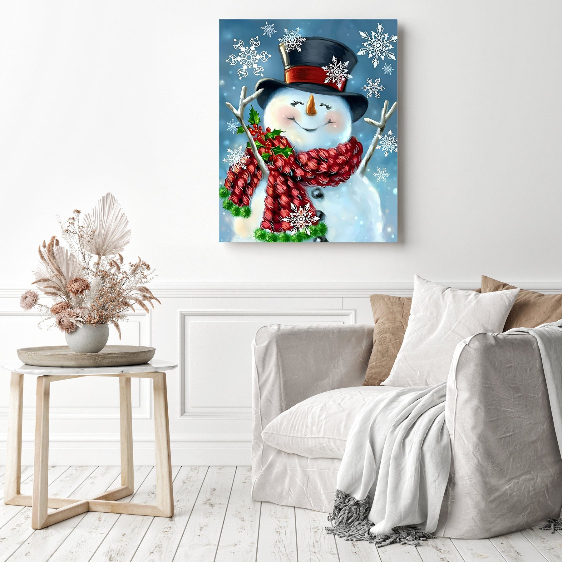 Snowman Christmas Diamond Painting | Full Drill Diamond Art ...
