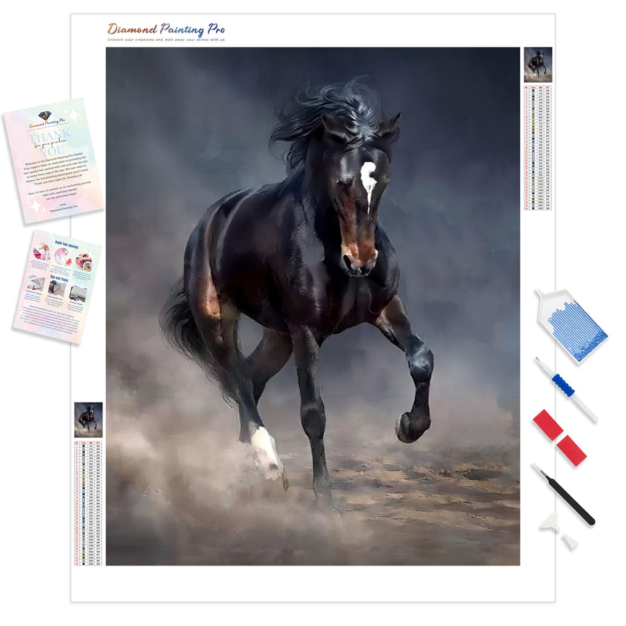 Horse Diamond Painting Kits | Full Drill Diamond Art – Diamondpaintingpro