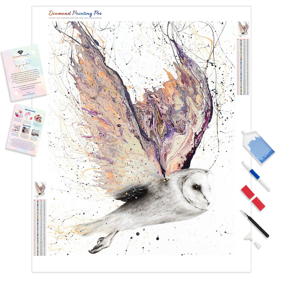 Owl Diamond Painting Kits | Full Drill Diamond Art – Diamondpaintingpro