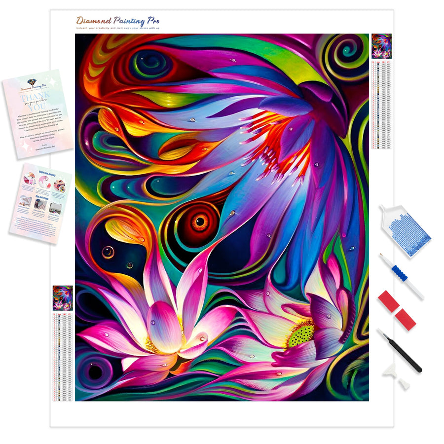 Abstract Diamond Painting Kits | Full Drill Diamond Art – Diamond ...