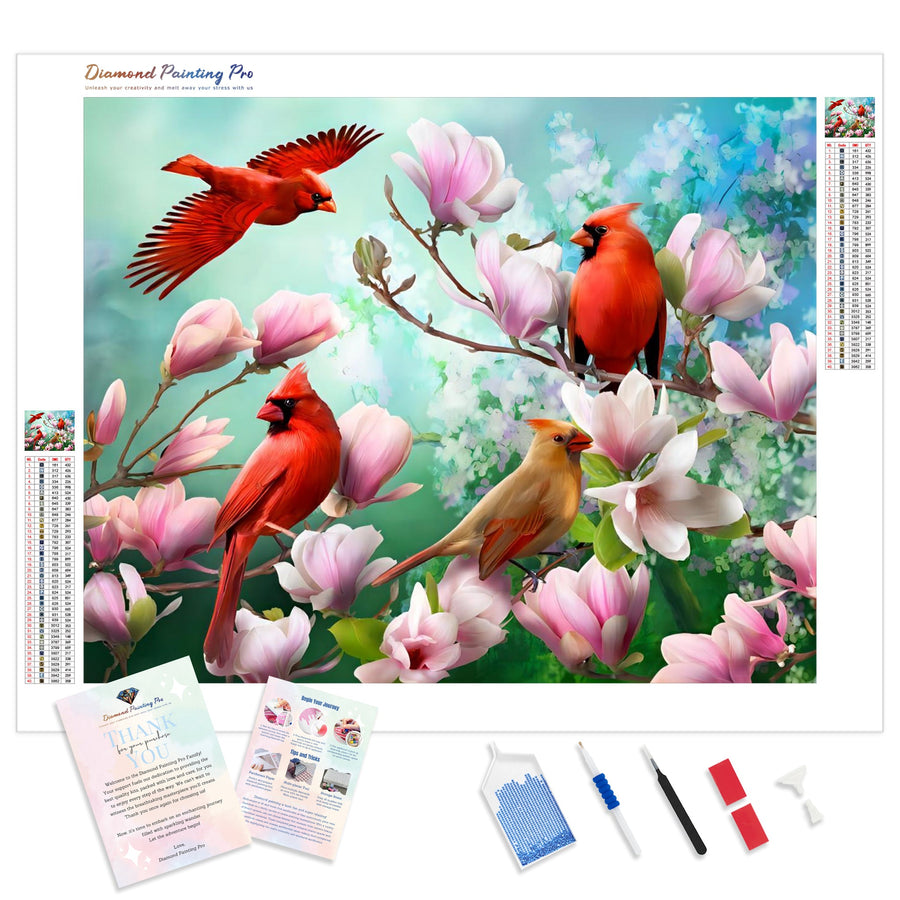 Birds Diamond Painting Kits | Full Drill Diamond Art – Diamond Painting Pro