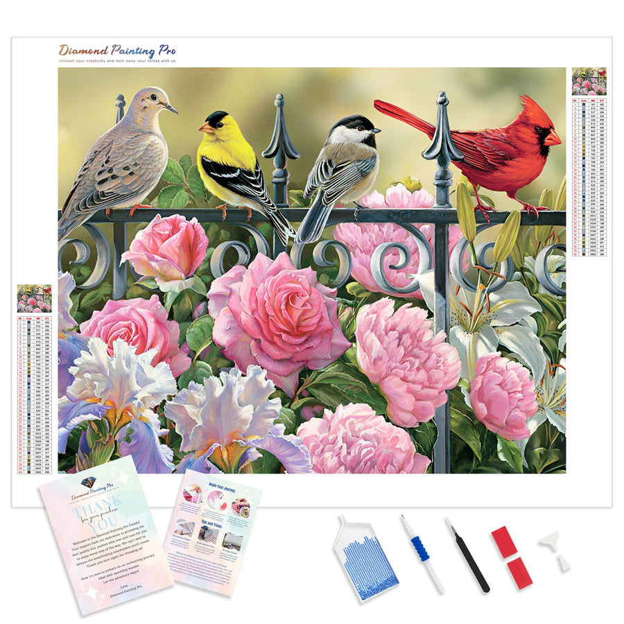 Birds Diamond Painting Kits | Full Drill Diamond Art – Diamond Painting Pro