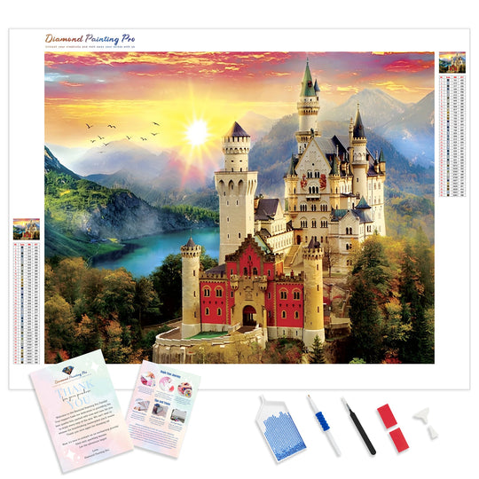 Castle Diamond Painting Kits | Full Drill Diamond Art – Diamondpaintingpro