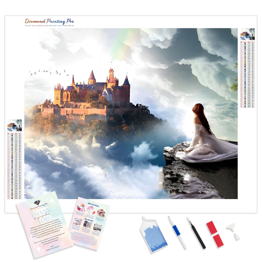 Castle Diamond Painting Kits | Full Drill Diamond Art – Diamondpaintingpro