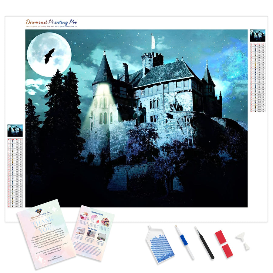 Castle Diamond Painting Kits | Full Drill Diamond Art – Diamondpaintingpro
