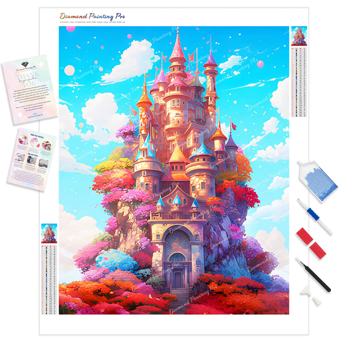 Castle of Dreams Diamond Painting | Full Drill Diamond Art – Diamond ...