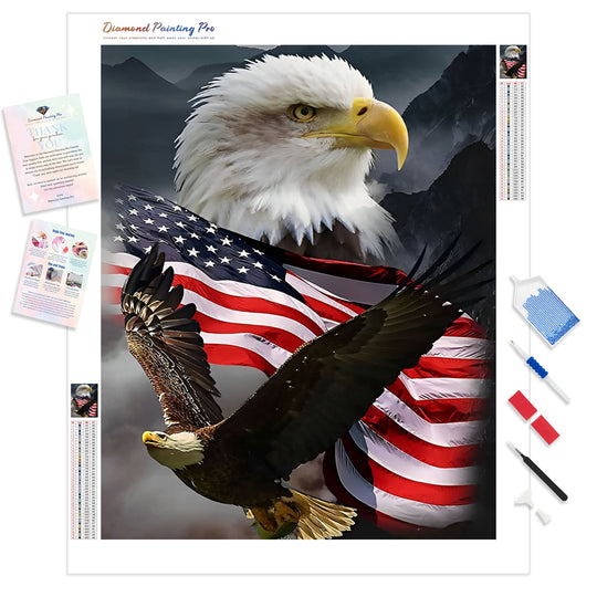 Eagle Diamond Painting Kits | Full Drill Diamond Art – Diamondpaintingpro