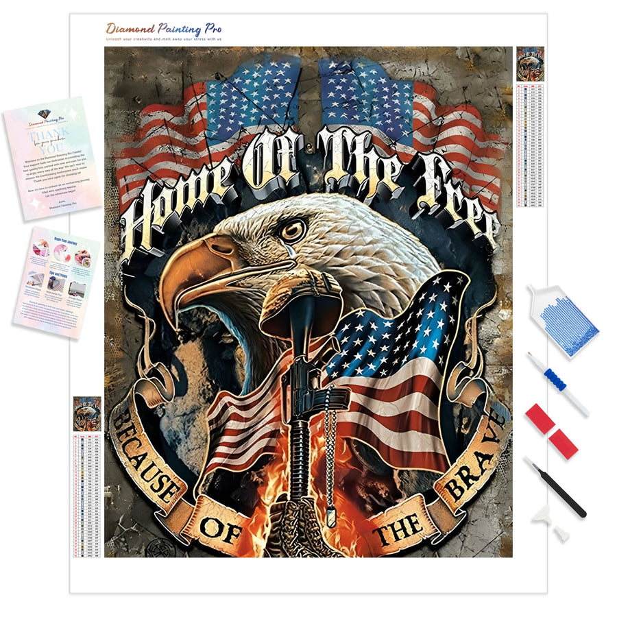 Eagle Diamond Painting Kits | Full Drill Diamond Art – Diamondpaintingpro