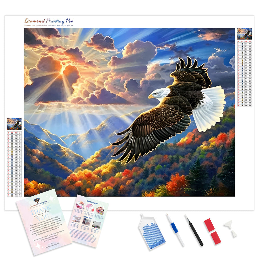 Eagle Diamond Painting Kits | Full Drill Diamond Art – Diamondpaintingpro
