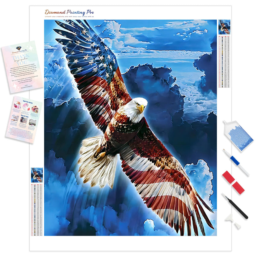 Eagle Diamond Painting Kits | Full Drill Diamond Art – Diamond Painting Pro