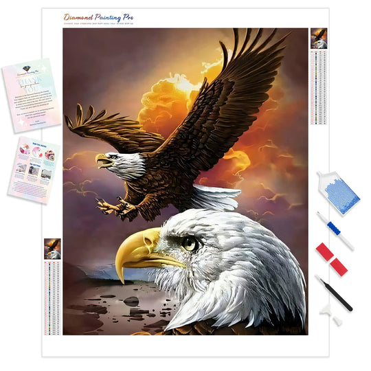 Eagle Diamond Painting Kits | Full Drill Diamond Art – Diamondpaintingpro