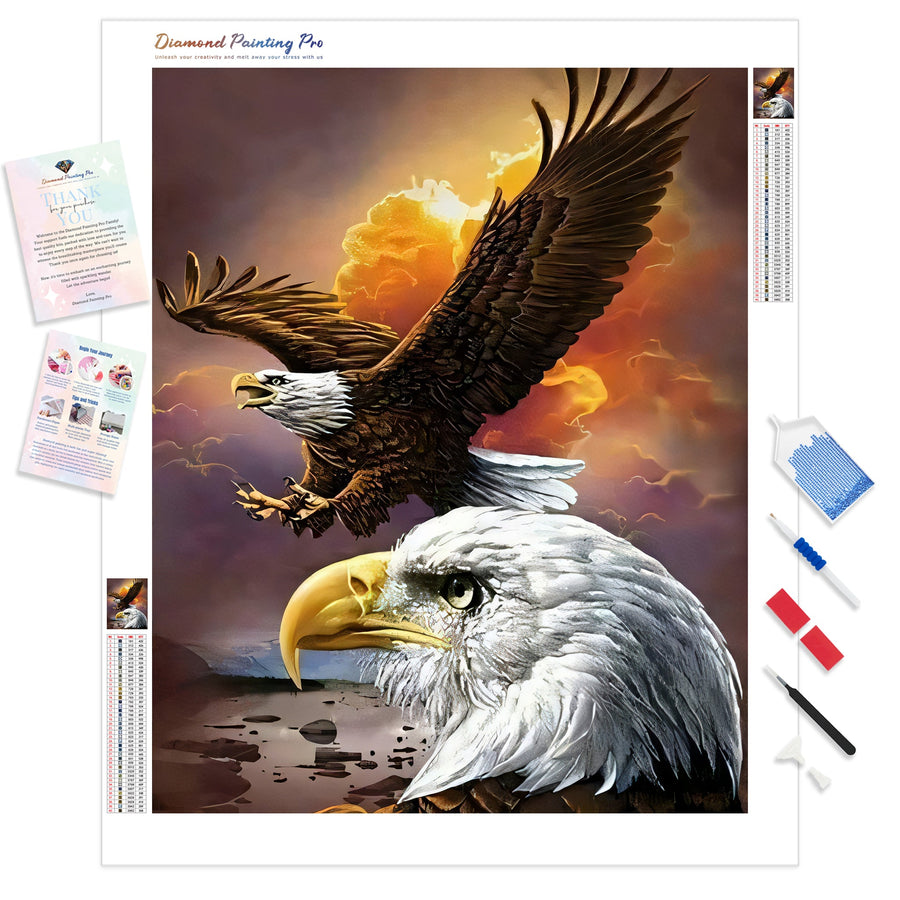 Eagle Diamond Painting Kits | Full Drill Diamond Art – Diamond Painting Pro
