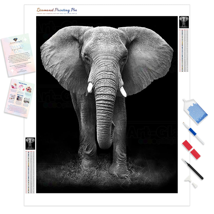 Elephant Diamond Painting Kits | Full Drill Diamond Art ...