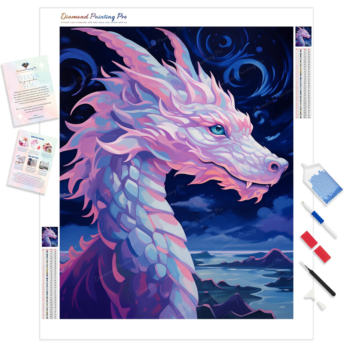 Mystic Dragon | Diamond Painting | Full Drill – Diamond Painting Pro