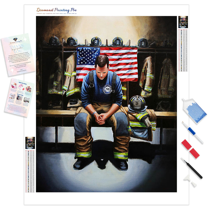 Firefighters Diamond Painting Kits | Full Drill Diamond Art ...