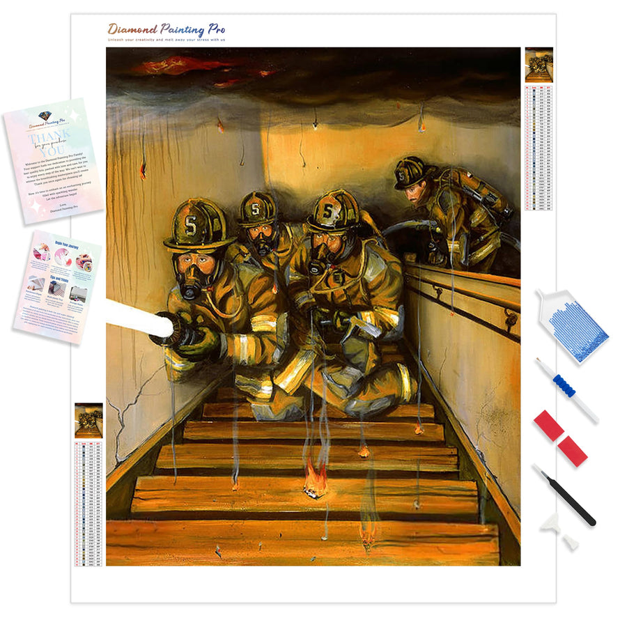 Firefighters Diamond Painting Kits | Full Drill Diamond Art ...