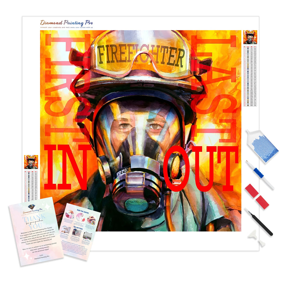 Firefighters Diamond Painting Kits | Full Drill Diamond Art ...