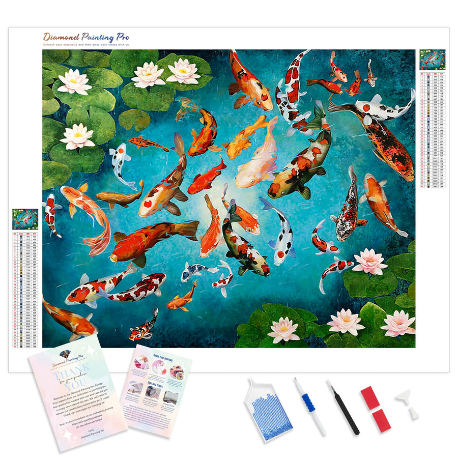Fish Diamond Painting Kits | Full Drill Diamond Art – Diamondpaintingpro