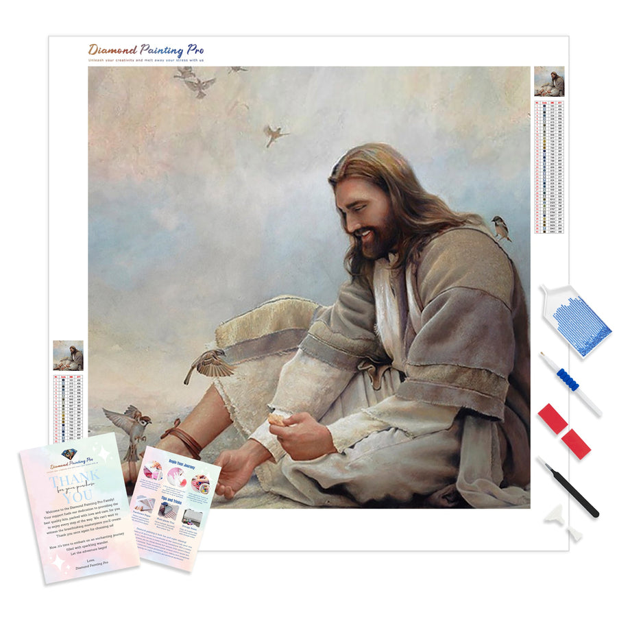 Jesus Diamond Painting Kits | Full Drill Diamond Art – Diamond Painting Pro