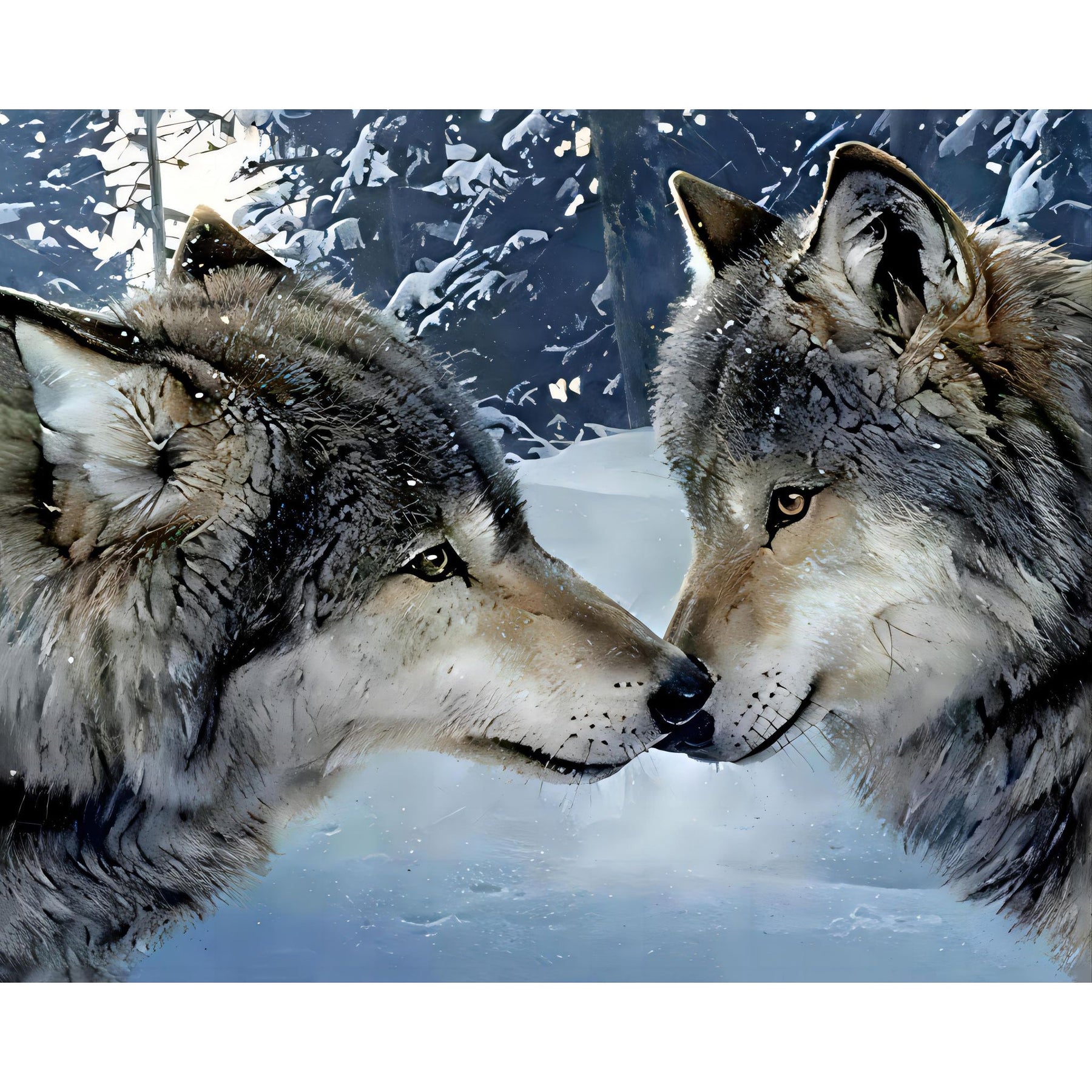 Wolves Diamond Painting | Full Drill – Diamondpaintingpro