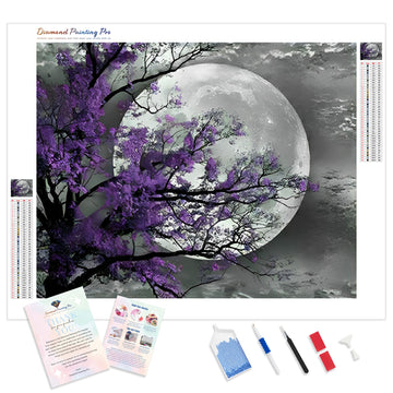 Moon Diamond Painting Kits | Full Drill Diamond Art – Diamond Painting Pro