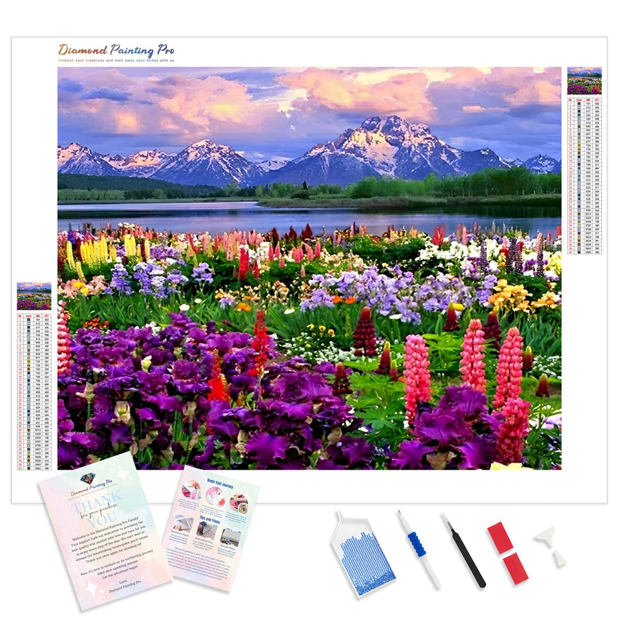 Flower & Floral Diamond Painting Art Kits | Full Drill – Diamond ...