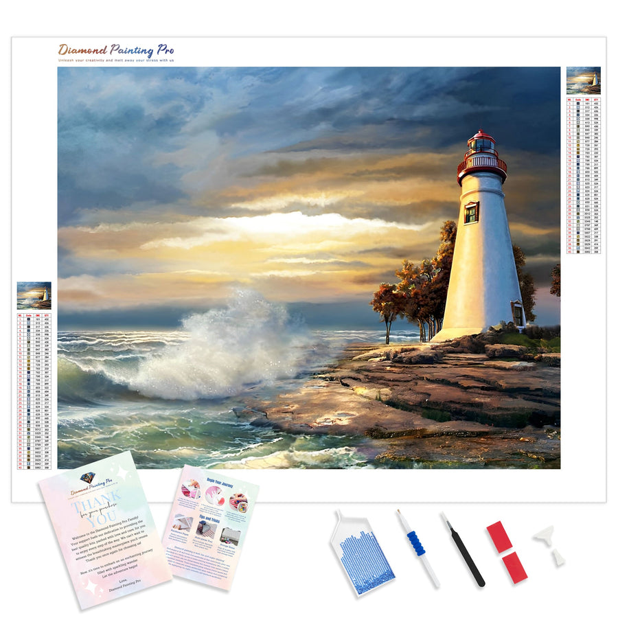 Lighthouse Diamond Painting Kits | Full Drill Diamond Art ...