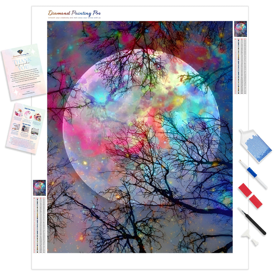 Moon Diamond Painting Kits | Full Drill Diamond Art – Diamondpaintingpro