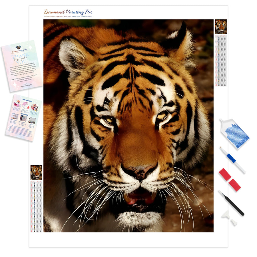 Tiger Diamond Painting Kits | Full Drill Diamond Art – Diamond Painting Pro