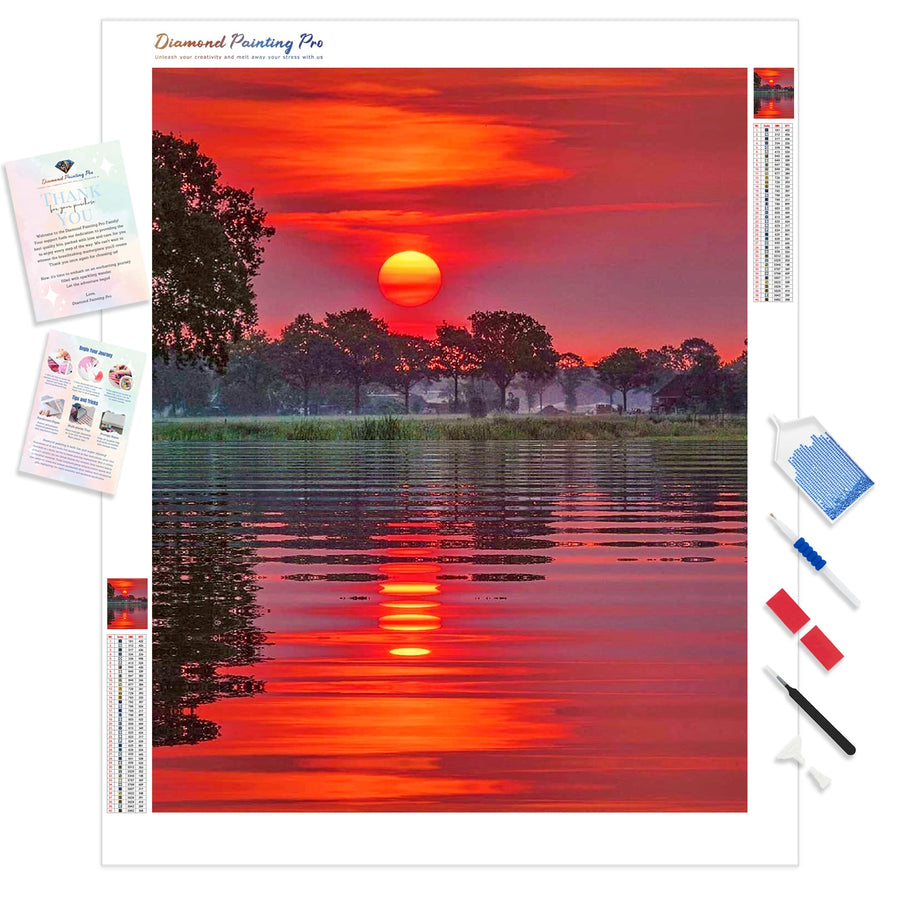 Sunset & Sunrise Diamond Painting Art Kits | Full Drill – Diamond ...