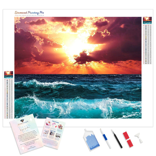 Sunset & Sunrise Diamond Painting Art Kits | Full Drill ...