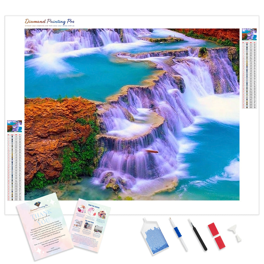 Waterfall Diamond Painting Kits | Full Drill Diamond Art ...