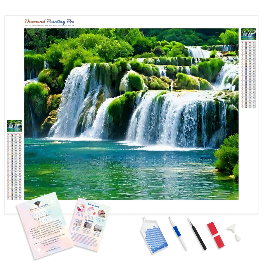 Waterfall Diamond Painting Kits | Full Drill Diamond Art ...