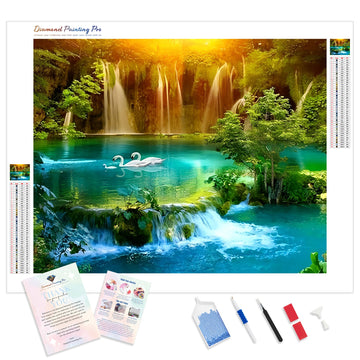Waterfall Diamond Painting Kits | Full Drill Diamond Art ...