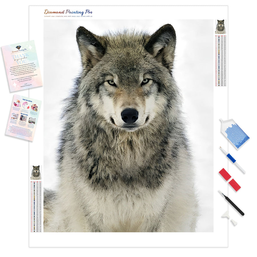 Wolf Diamond Painting | Full Drill – Diamondpaintingpro