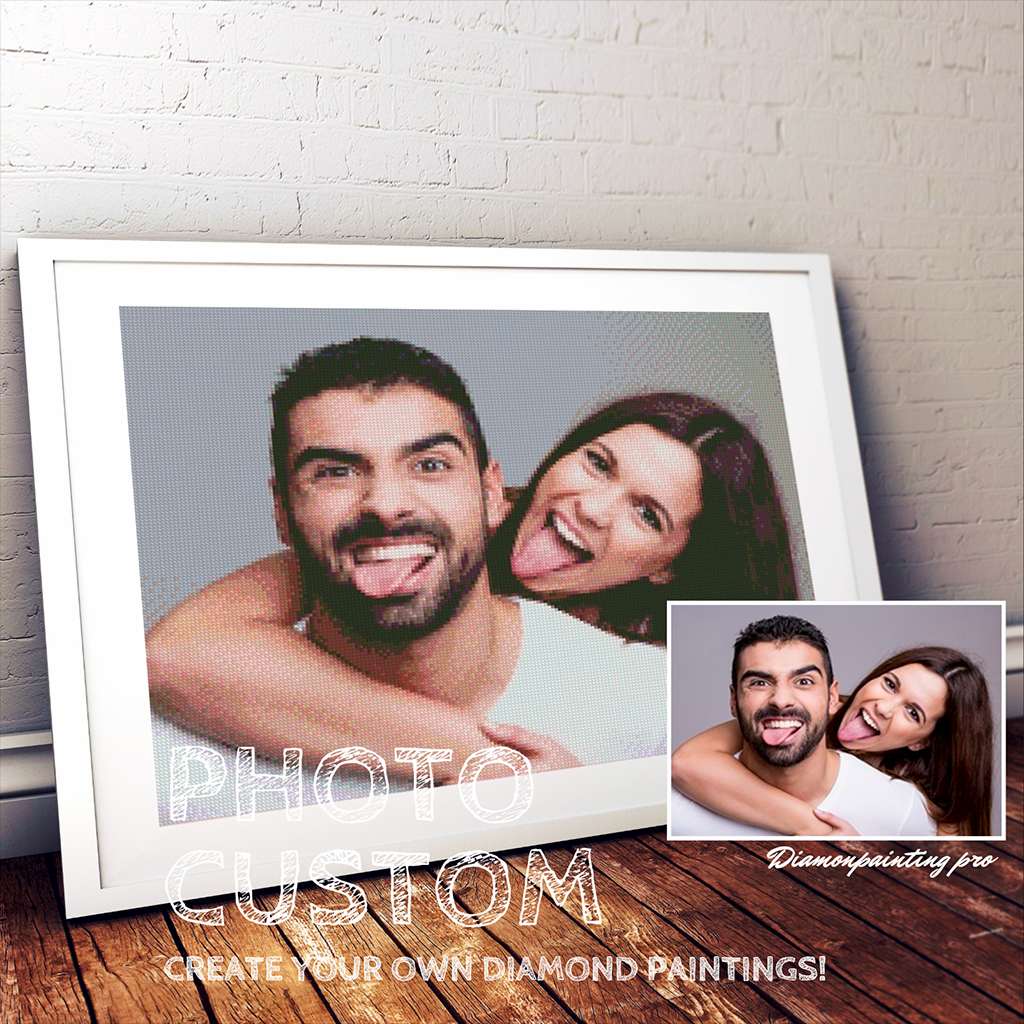 Photo custom diamond painting Kits | Personalized and customized dotz ...